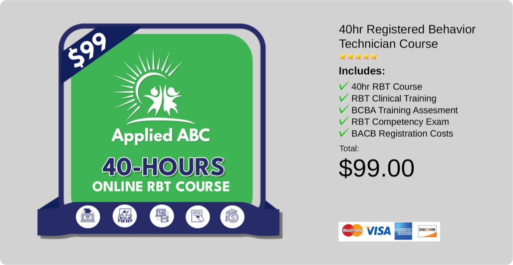 40 Hour RBT Course - Applied ABC