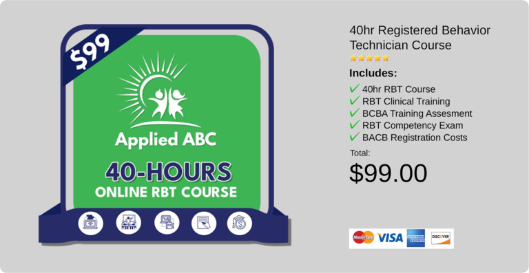 40 Hour RBT Course - Applied ABC